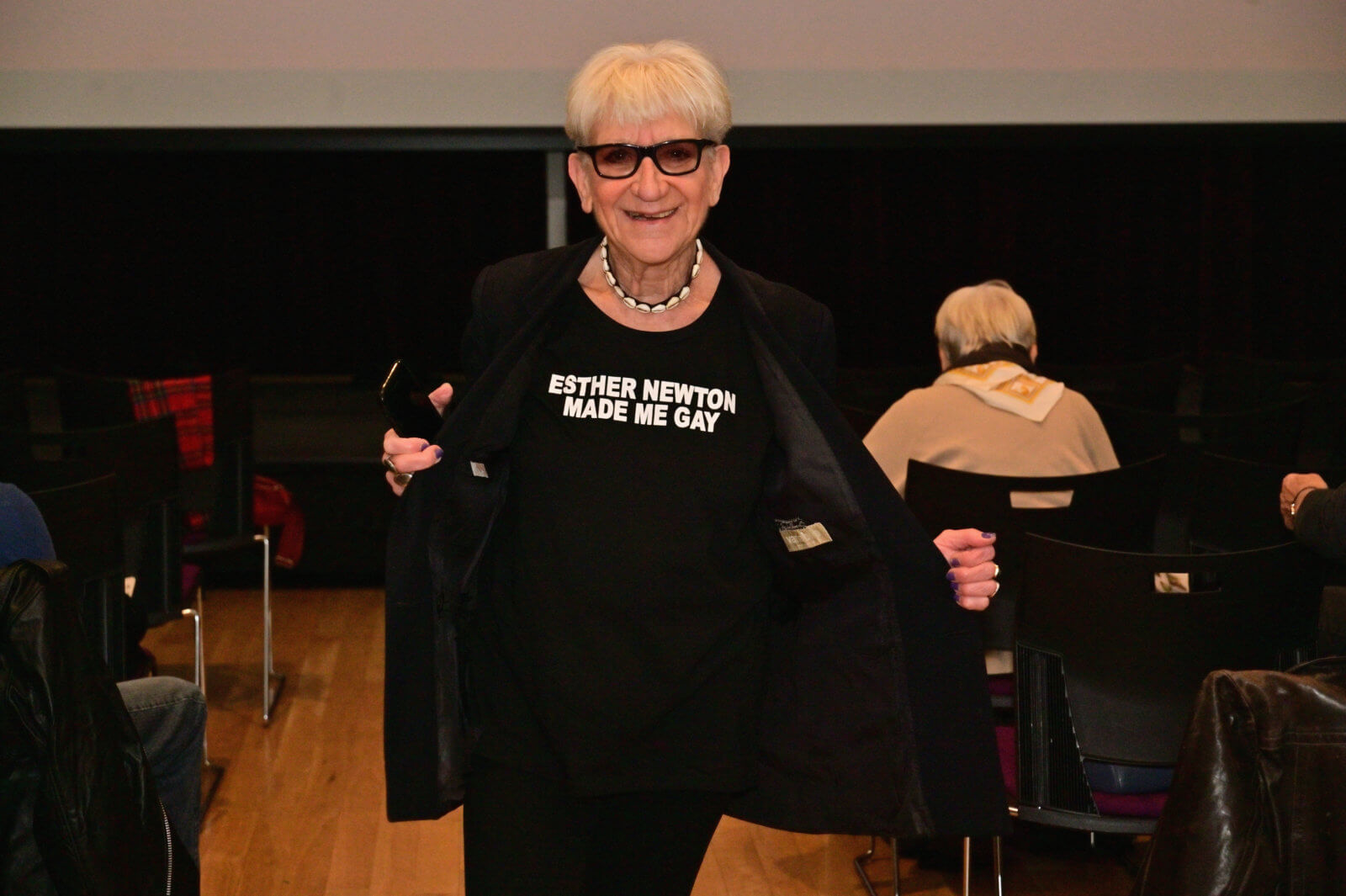 Packing the room for Esther Newton