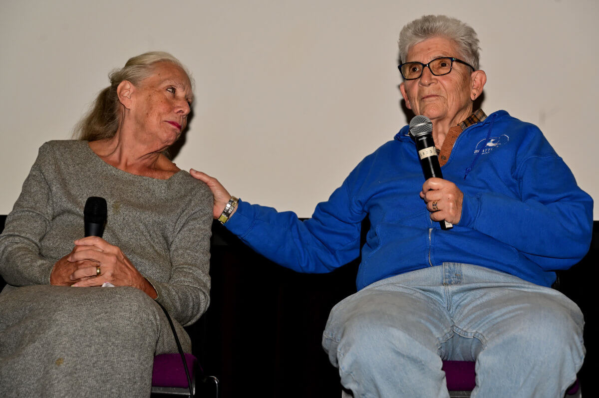 Packing the room for Esther Newton