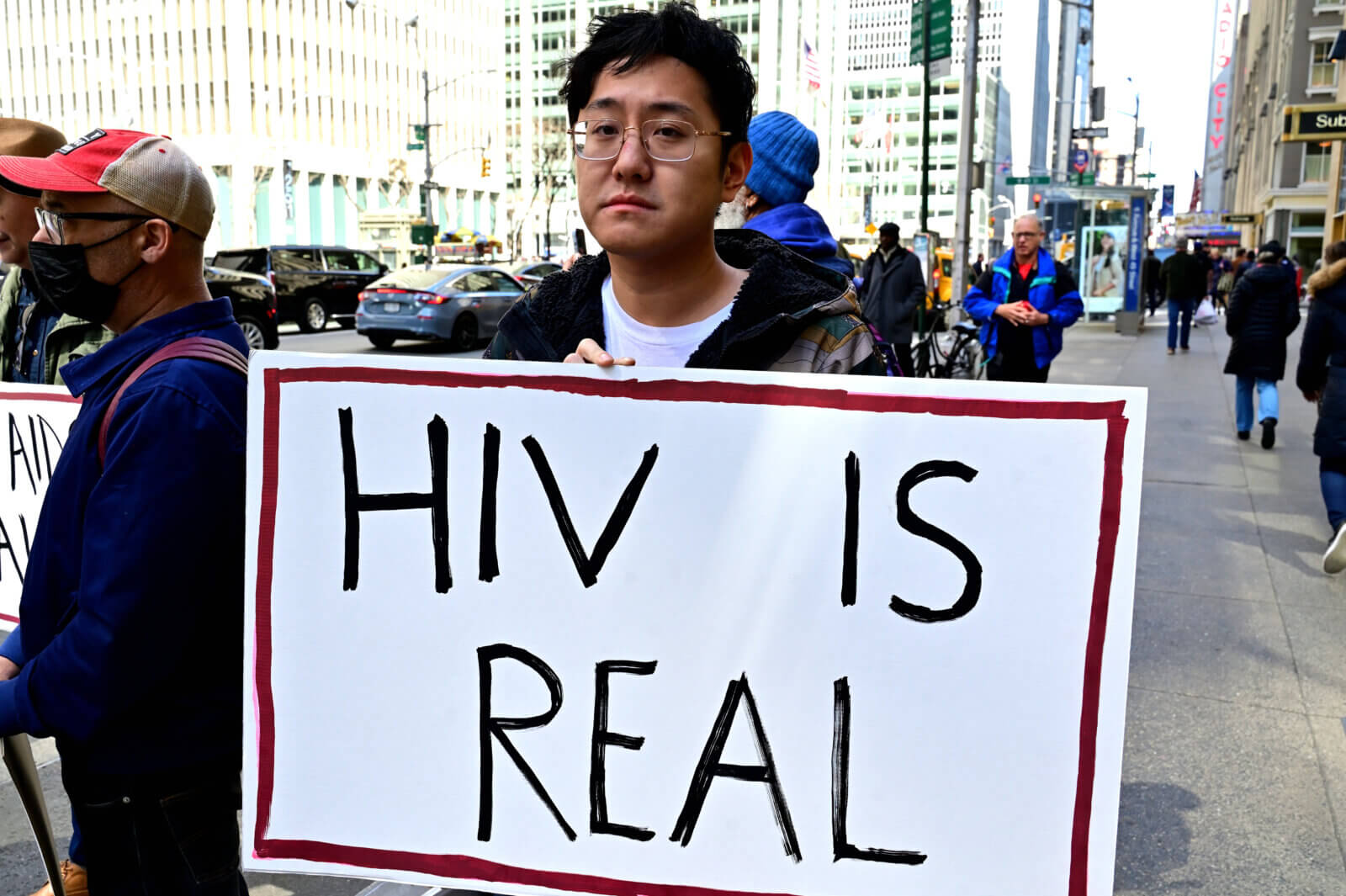 ACT UP, GLAAD target Simon & Schuster HQ over ‘AIDS denialism’ book