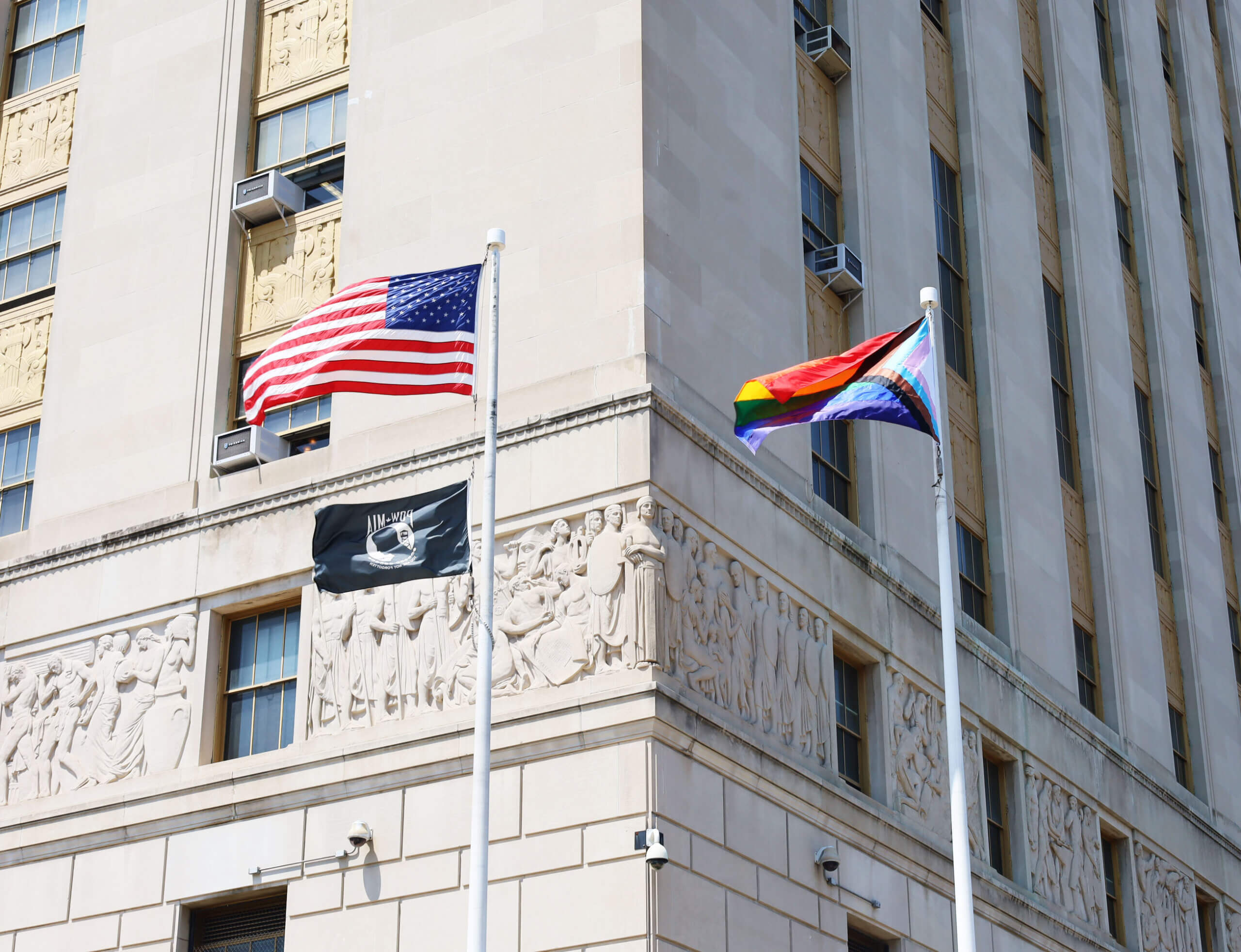 Bronx borough president marks Pride Month, hoists Rainbow Flag