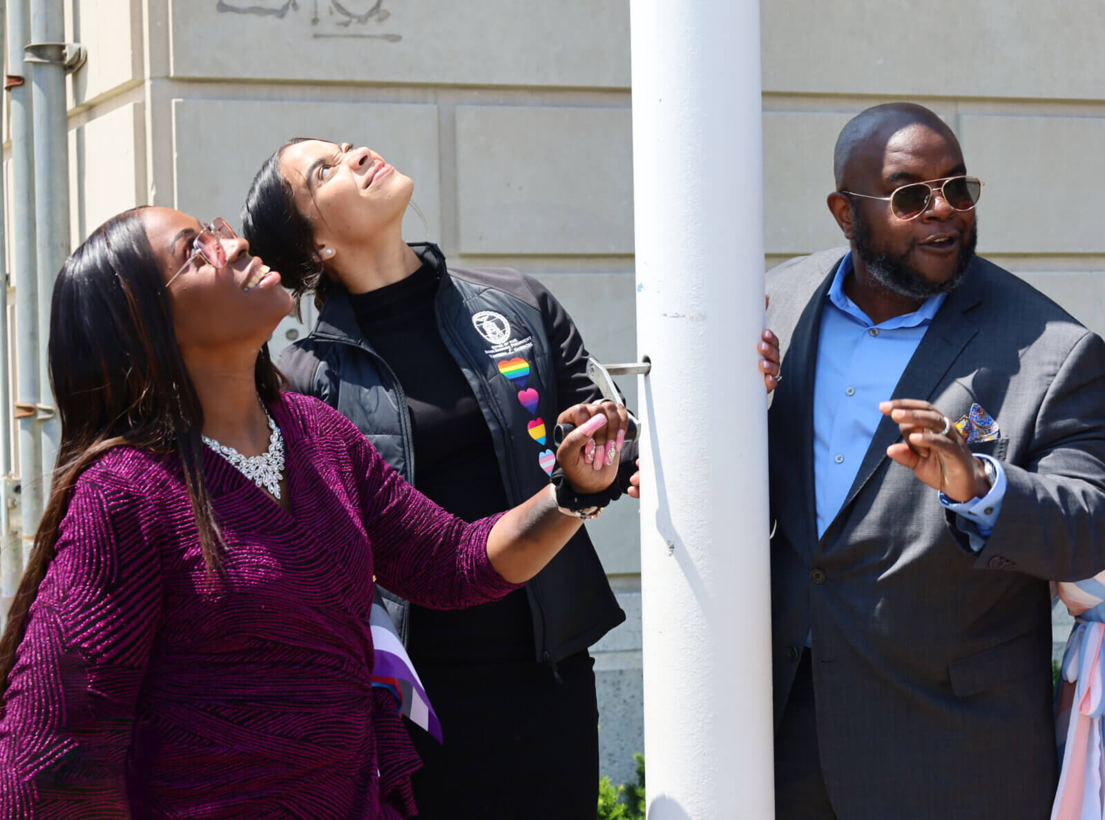 Bronx borough president marks Pride Month, hoists Rainbow Flag