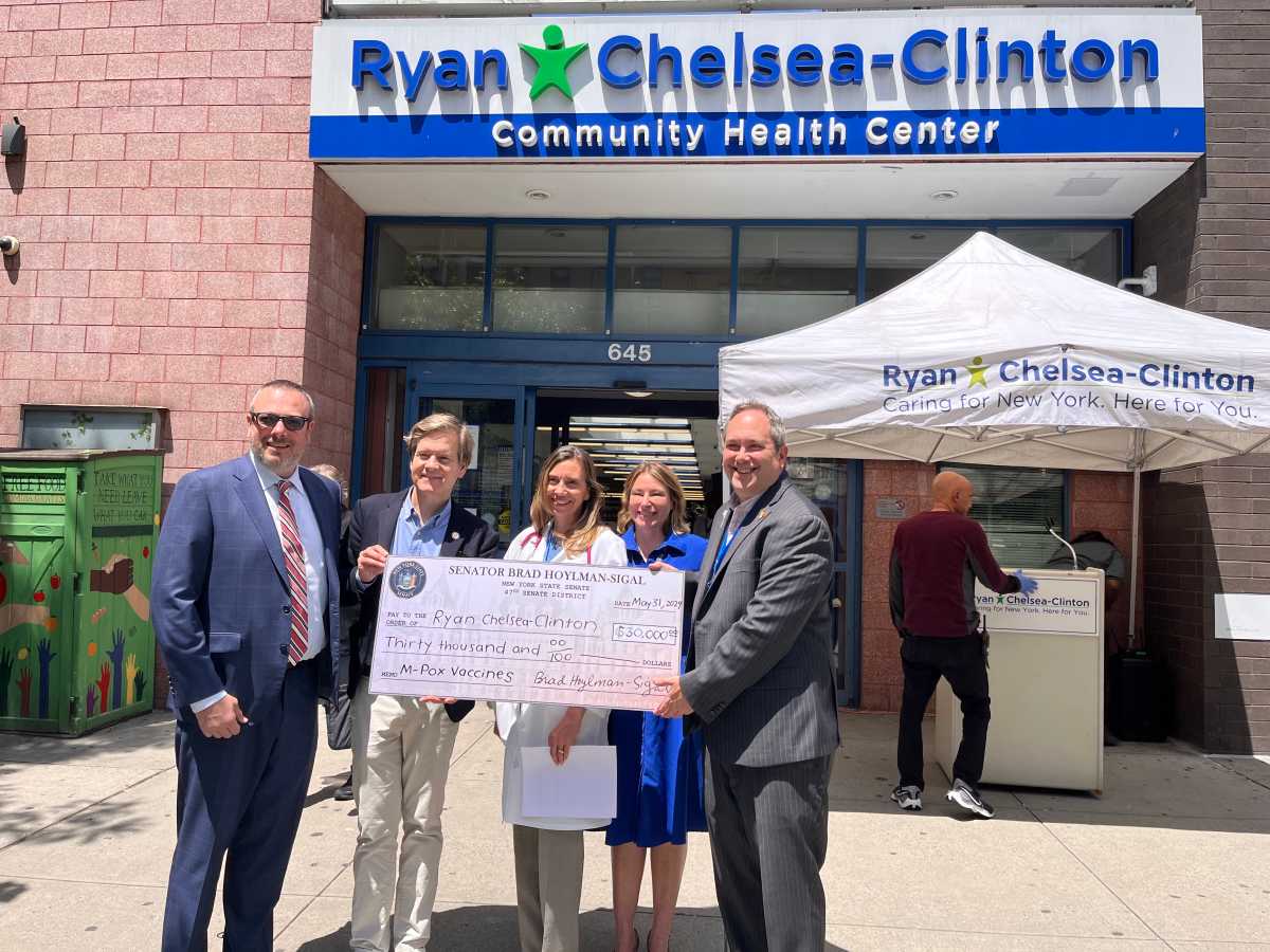 Hoylman-Sigal funds mpox vaccines for Pride Month at Ryan Health