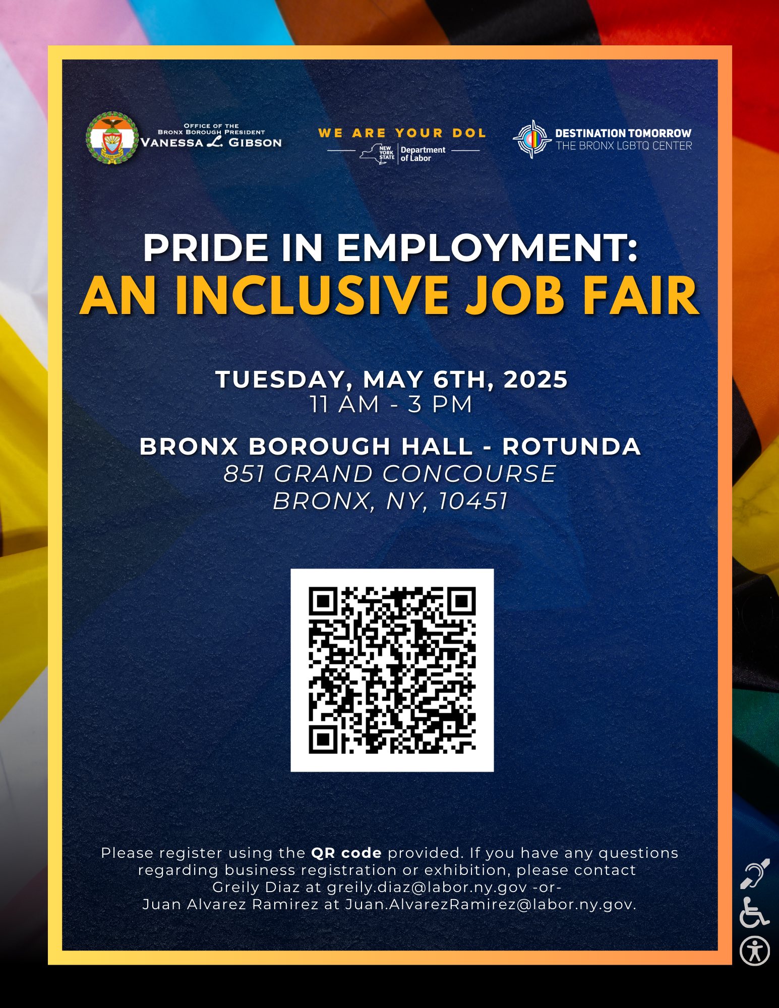 Inclusive job fair slated for May 6 at Bronx Borough Hall