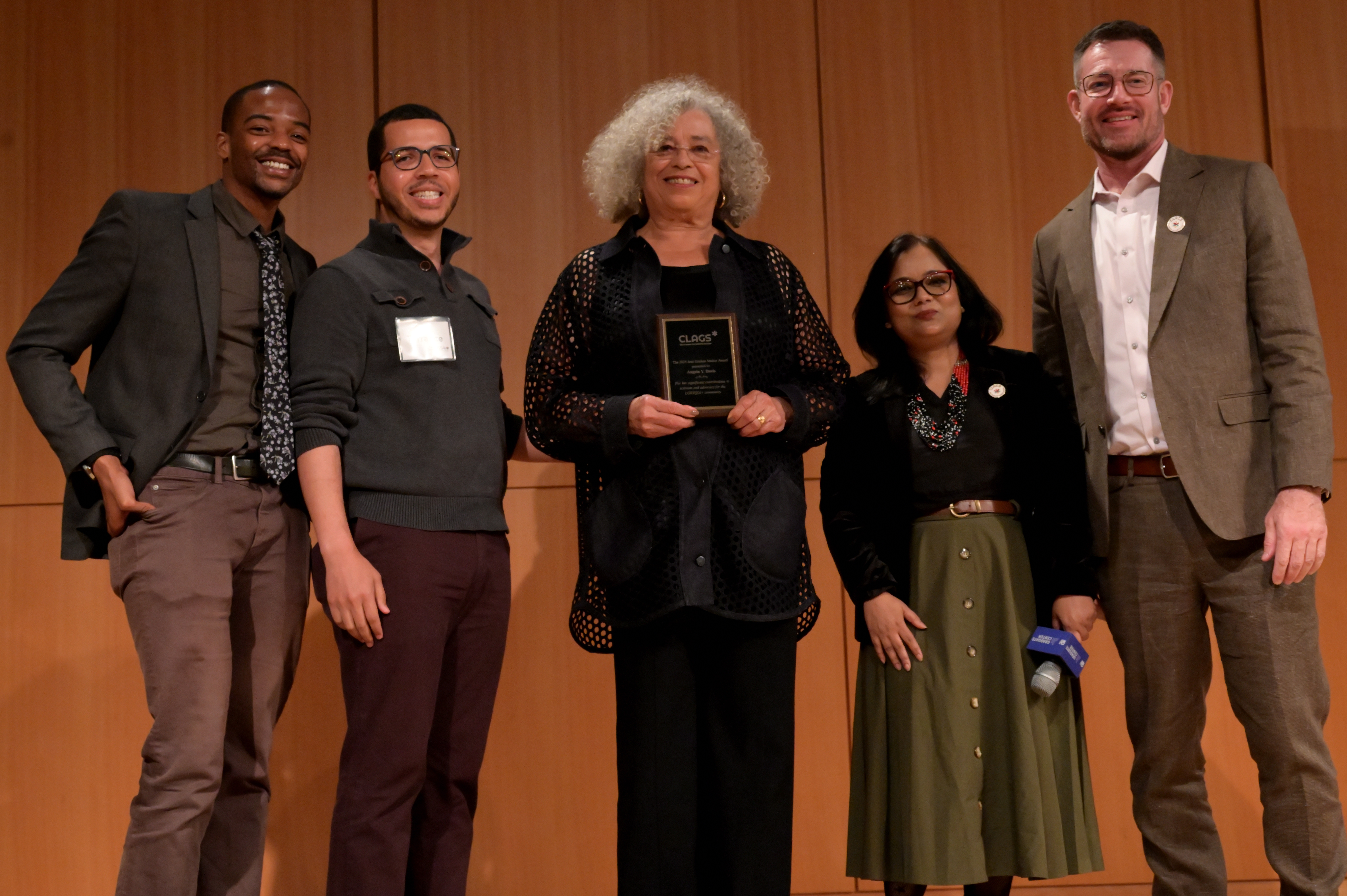 Challenging the icons: Angela Davis receives CLAGS award